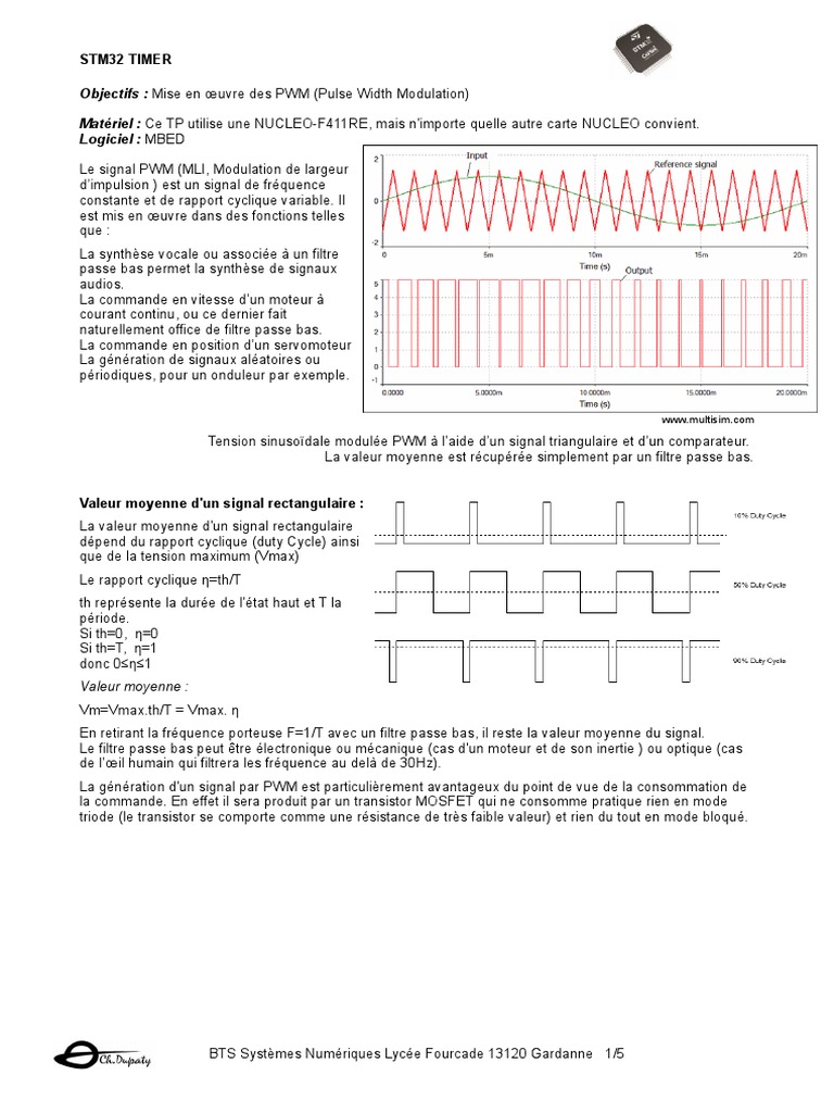 6 PWM | PDF | Télécommunications | Électrotechnique