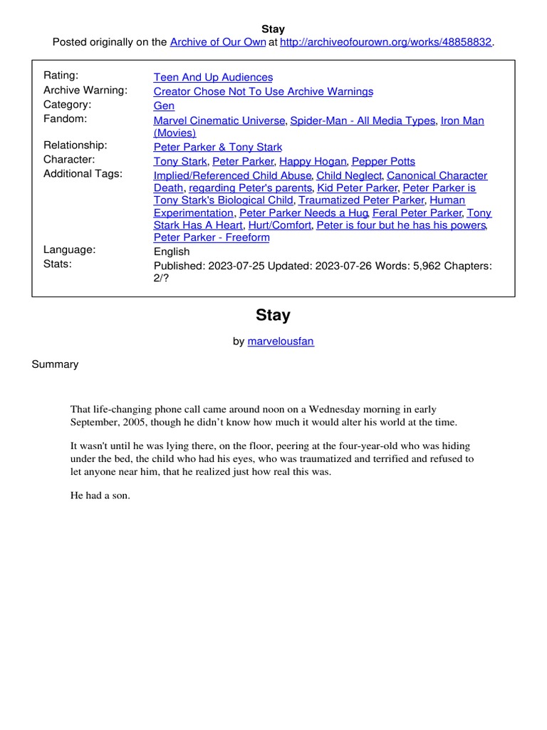 Stay | PDF | Wellness | Mystery, Thriller & Crime Fiction