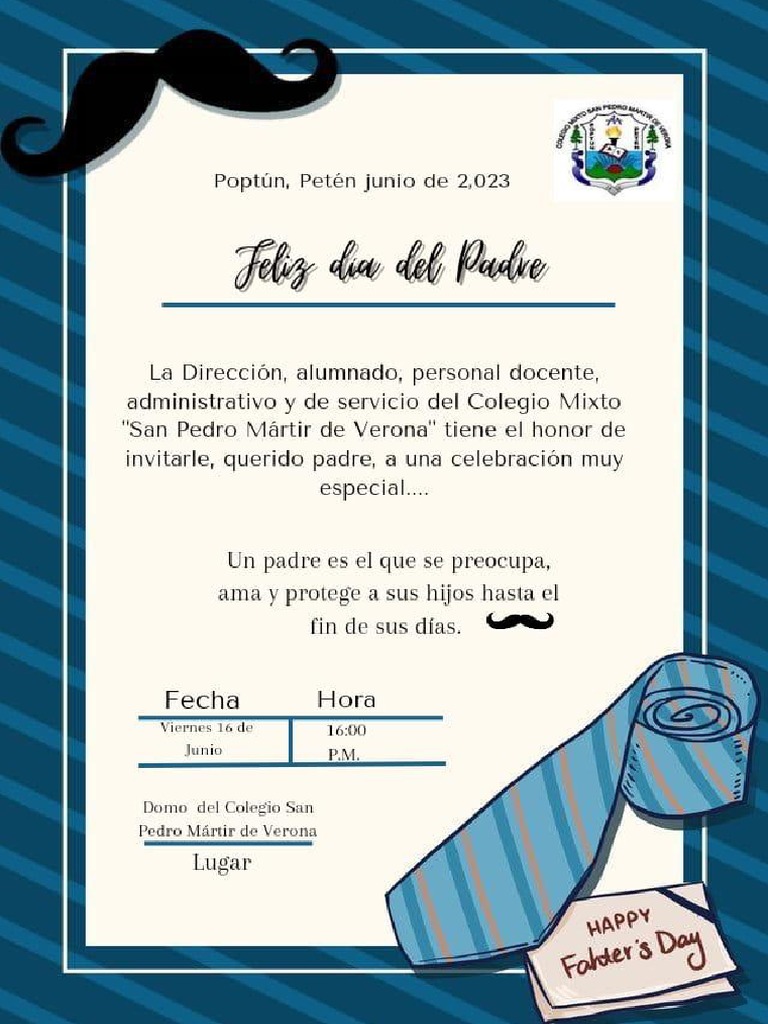Invitación Dia Del Padre | PDF