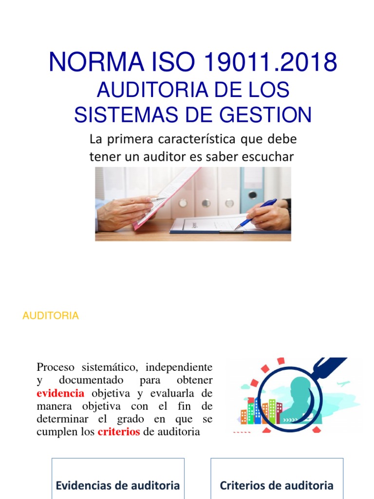 Requisitos de la Norma ISO 19011:2018 | PDF | Auditoría | Economias