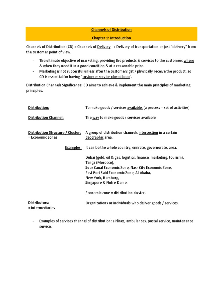 Understanding Distribution Channels | PDF | Retail | Business Model