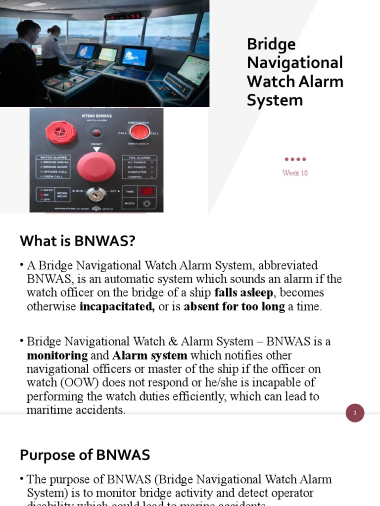 Understanding BNWAS for Ship Safety | PDF | Tonnage | Ships