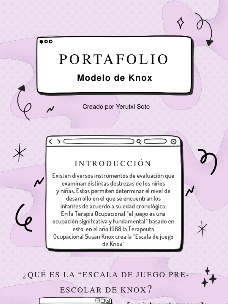 Modelo de Knox | PDF | Juguetes | Educación de la primera infancia