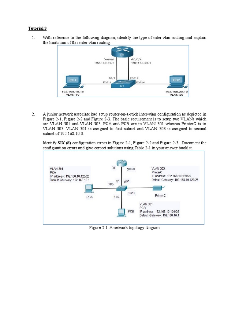 BMIT2154 T3 Inter-Vlan Routing | PDF