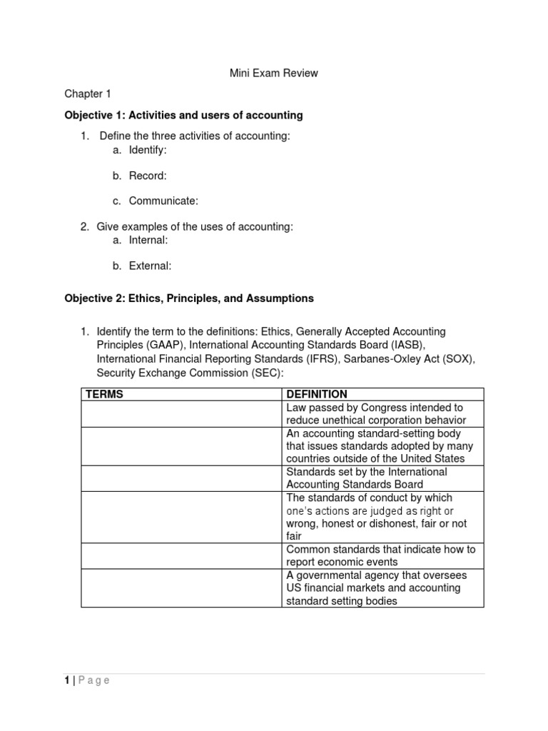 Accounting Concepts and Practices Review | PDF | Debits And Credits ...