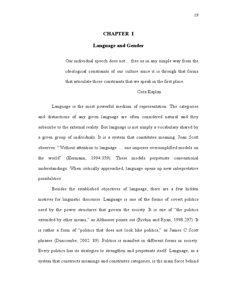 Cora Kaplan - Chapter 1 | PDF | Gender | Gender Studies