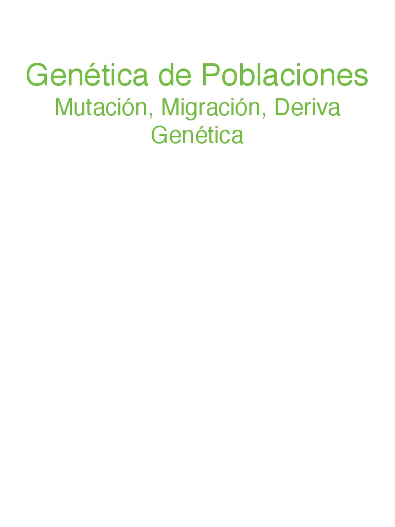 Mutación y Frecuencia Genética | PDF | Cigosidad | Genotipo