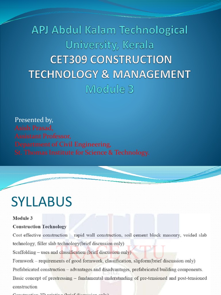 M3 (PPT) CT&M | PDF | Concrete | Foundation (Engineering)