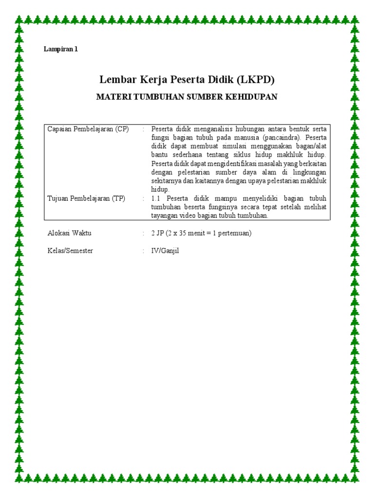 Lampiran LKPD Dan Hand Out | PDF