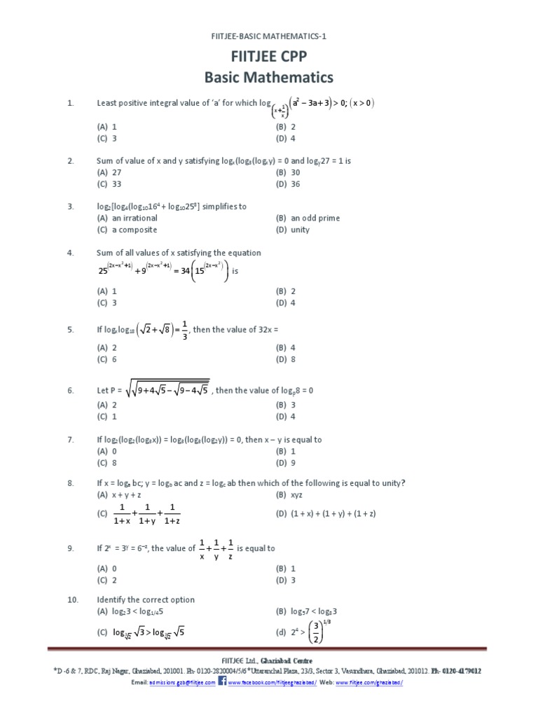 Basic Mathematics Cpp Pdf Numbers Number Theory 