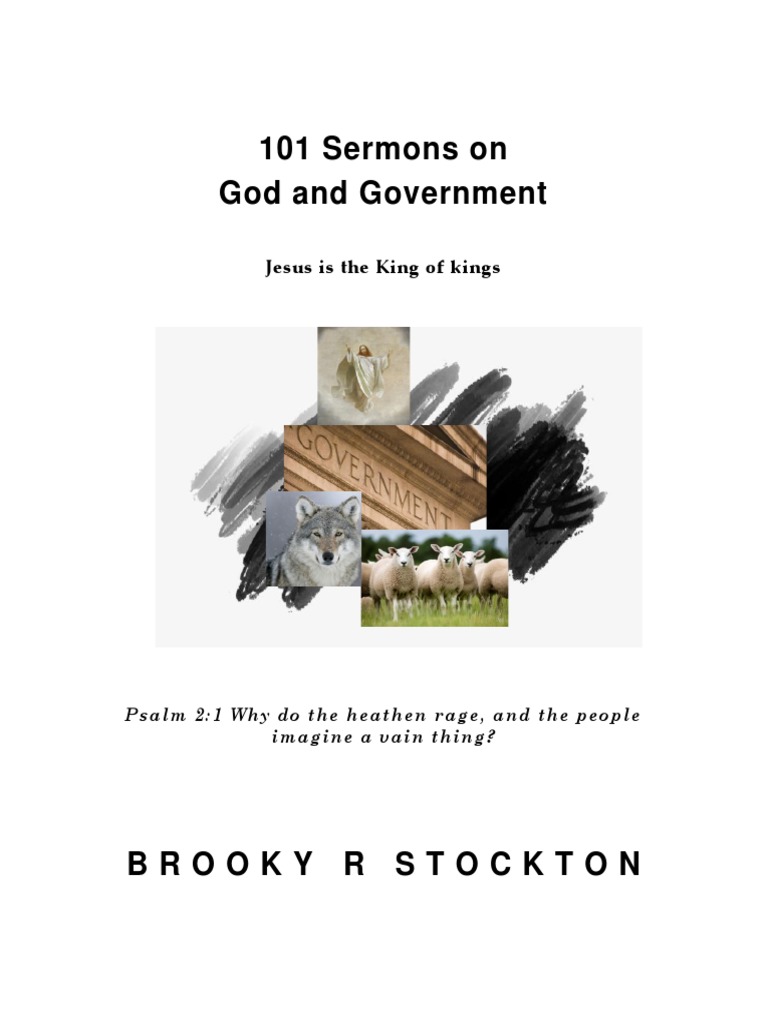 101 Sermons on God and Government | PDF | Jesus | Gospel Of Matthew