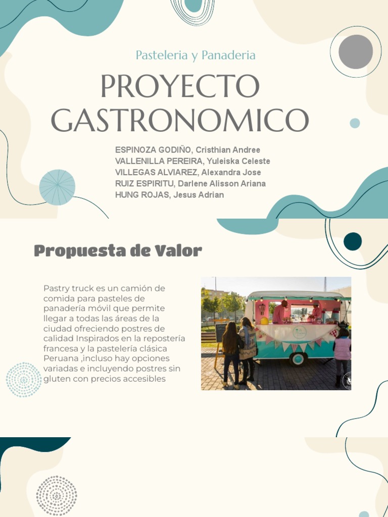 Proyecto Gastronomico 1 | PDF