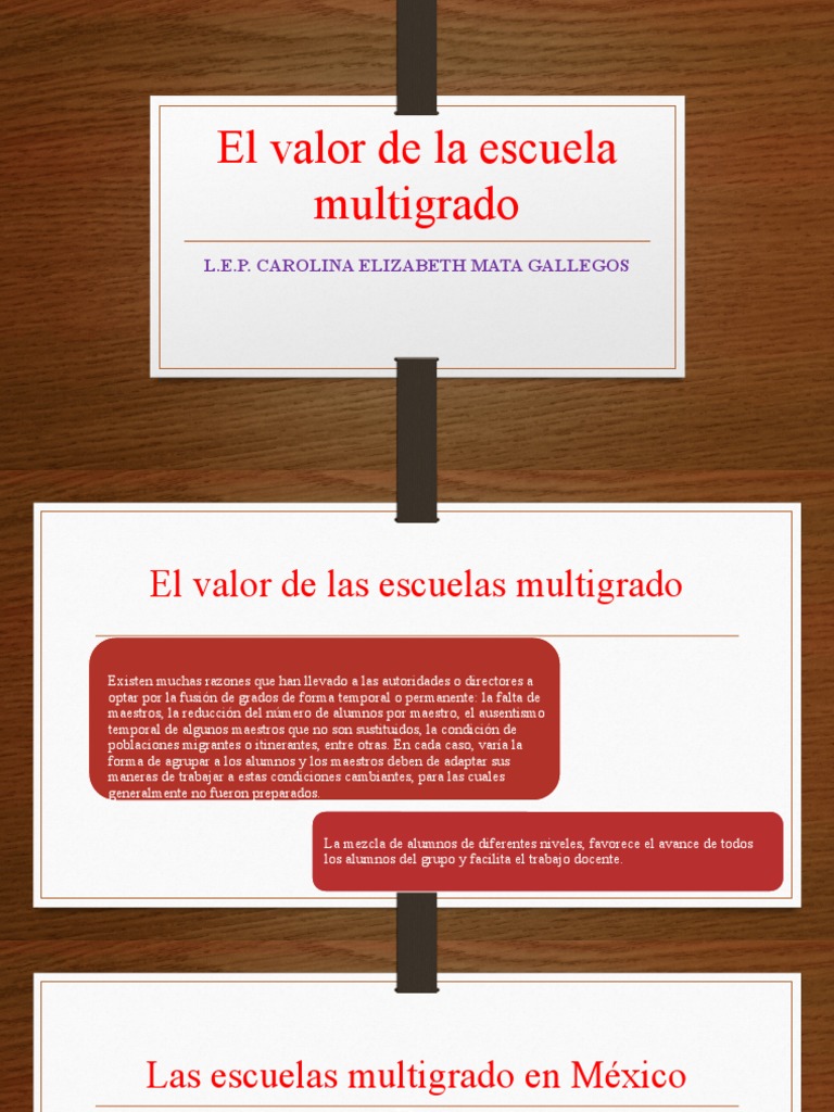 Producto 4, Sesion 4 El Valor de La Escuela Multigrado | PDF ...
