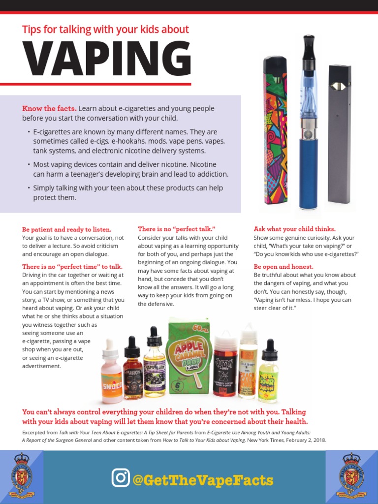 Vape Info | PDF | Electronic Cigarette | Cigarette