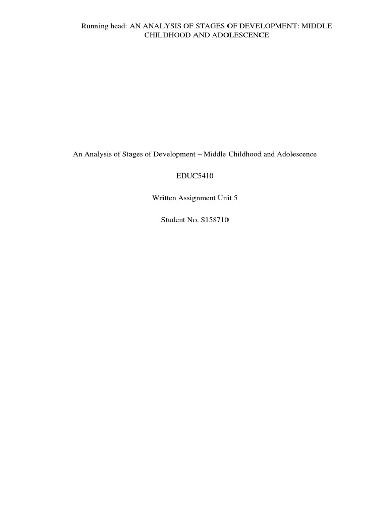 Written Assignment Unit 5 | PDF Written Assignment Unit 5 | PDF