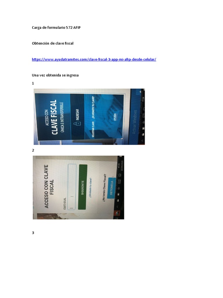 Cómo completar el formulario 572 AFIP | PDF