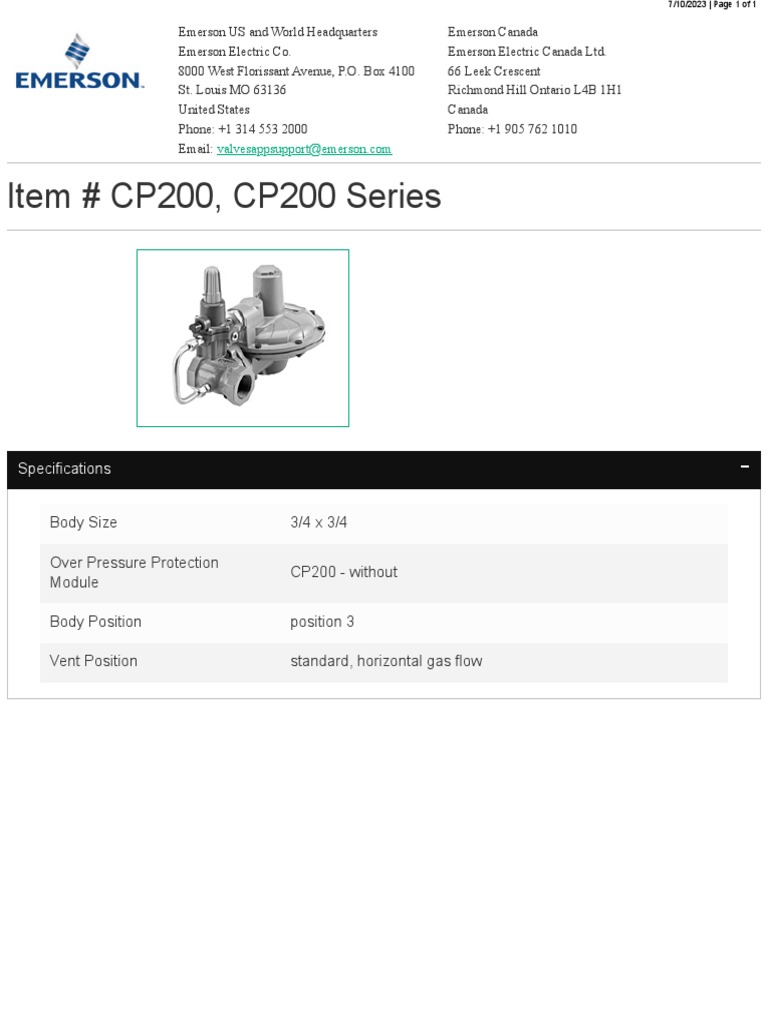 CP200 CP200Series | PDF