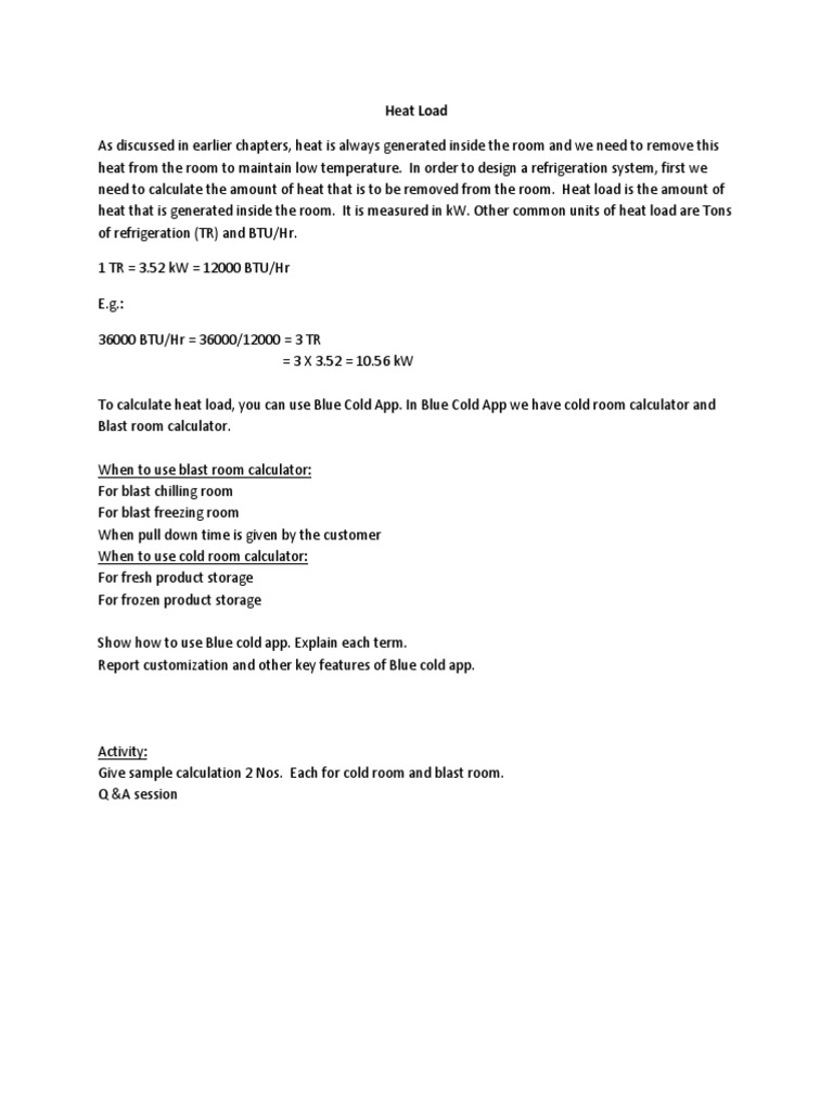 PART 4 Heat Load PDF