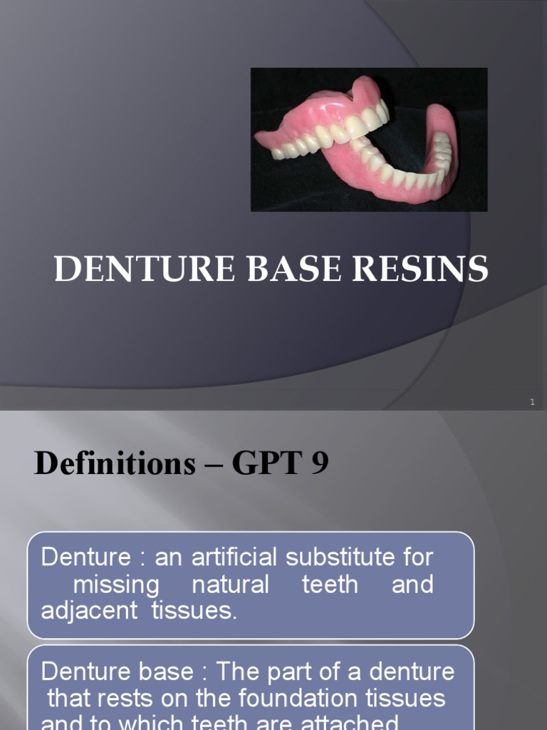 Denture Base Resins | PDF