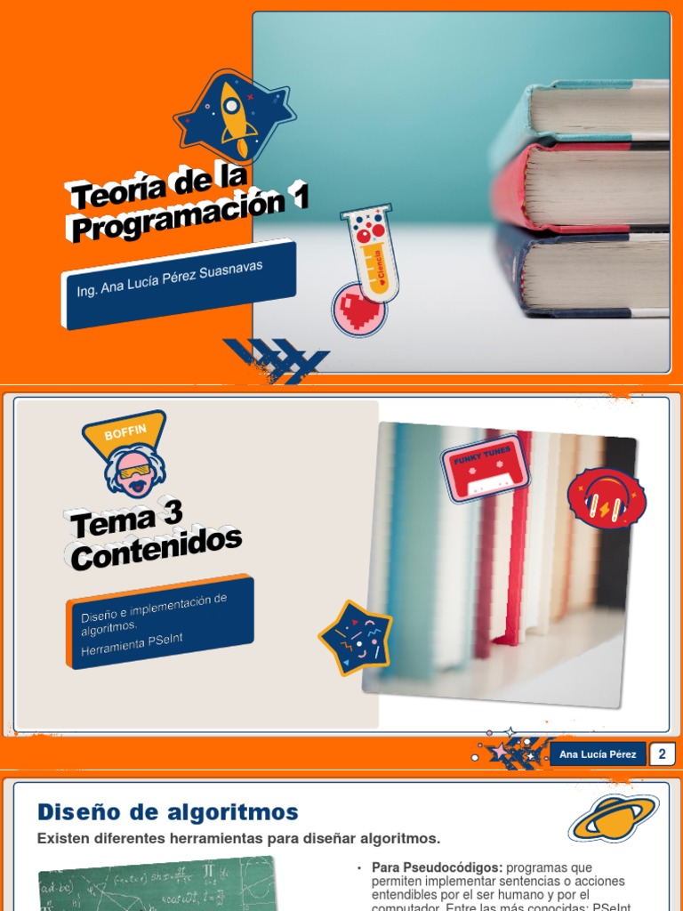 Teoría de La Programación 1 - Tema 3 | PDF | Algoritmos | Programación de computadoras