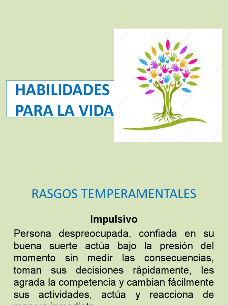 Presentación HABILIDADES PARA LA VIDA | PDF | Pensamiento | Las emociones