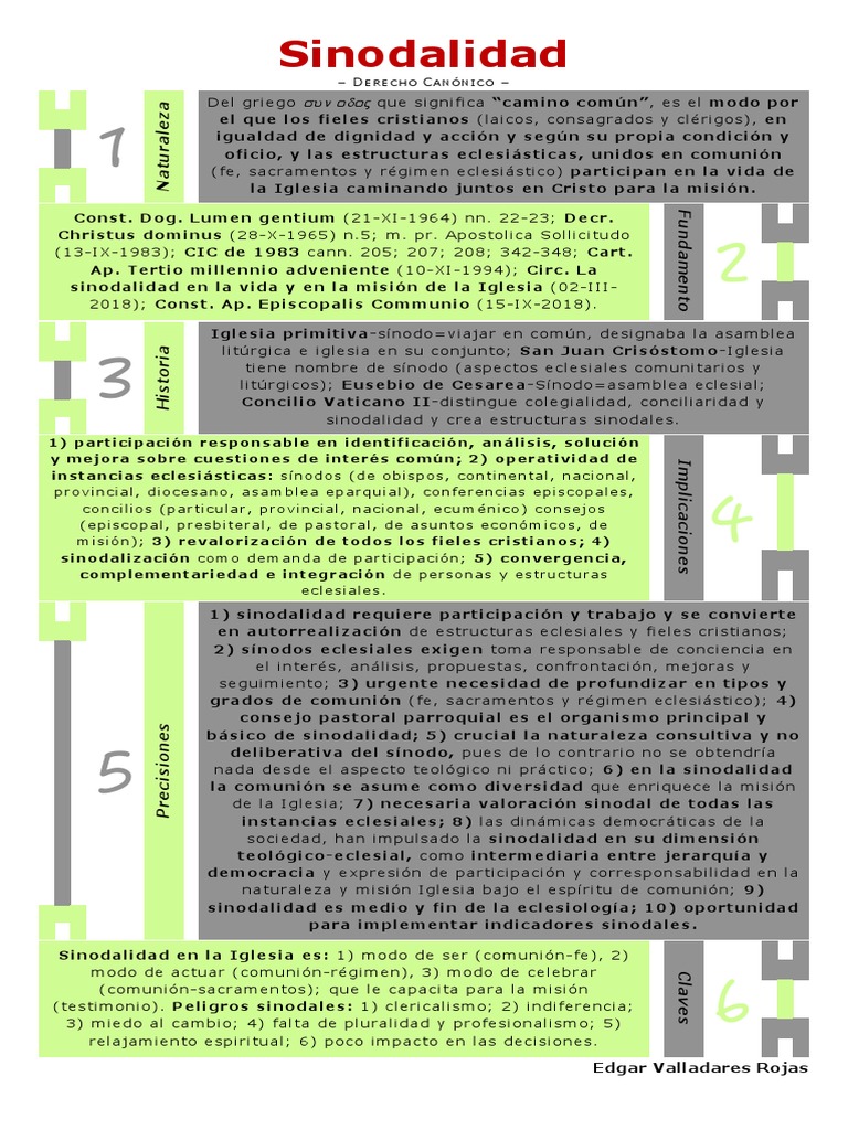 Sinodalidad | PDF | Iglesia Católica | Organizaciones cristianas