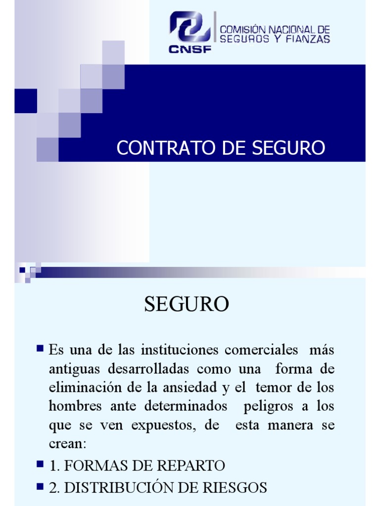 Contrato de Seguro: Claves y Características | PDF | Póliza de seguros ...