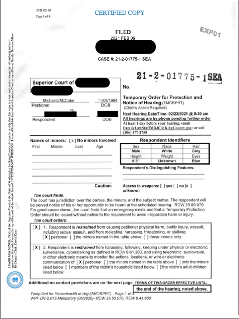 Taras Daughter Case | PDF