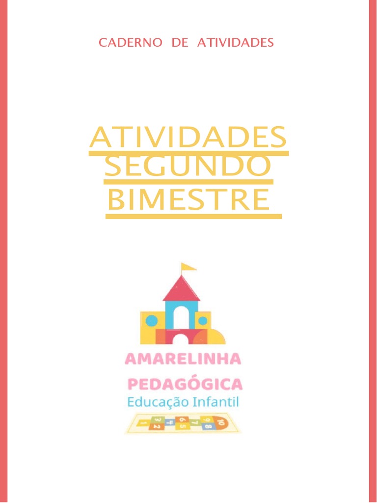 Caderno de Atividades Iiº Bimestre Maternal Word | PDF