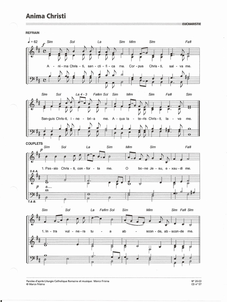 Anima Christi | PDF
