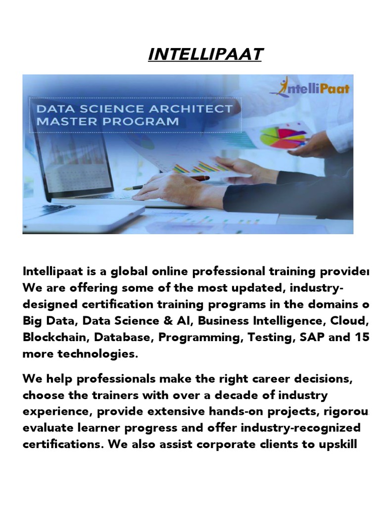 INTELLIPAAT | PDF | Apache Spark | Analytics