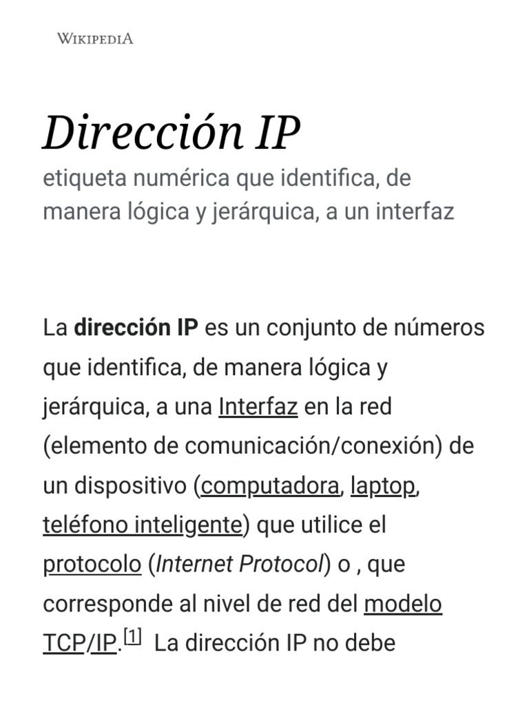 Guía Completa de Direcciones IP | PDF | Dirección IP | Protocolos de internet