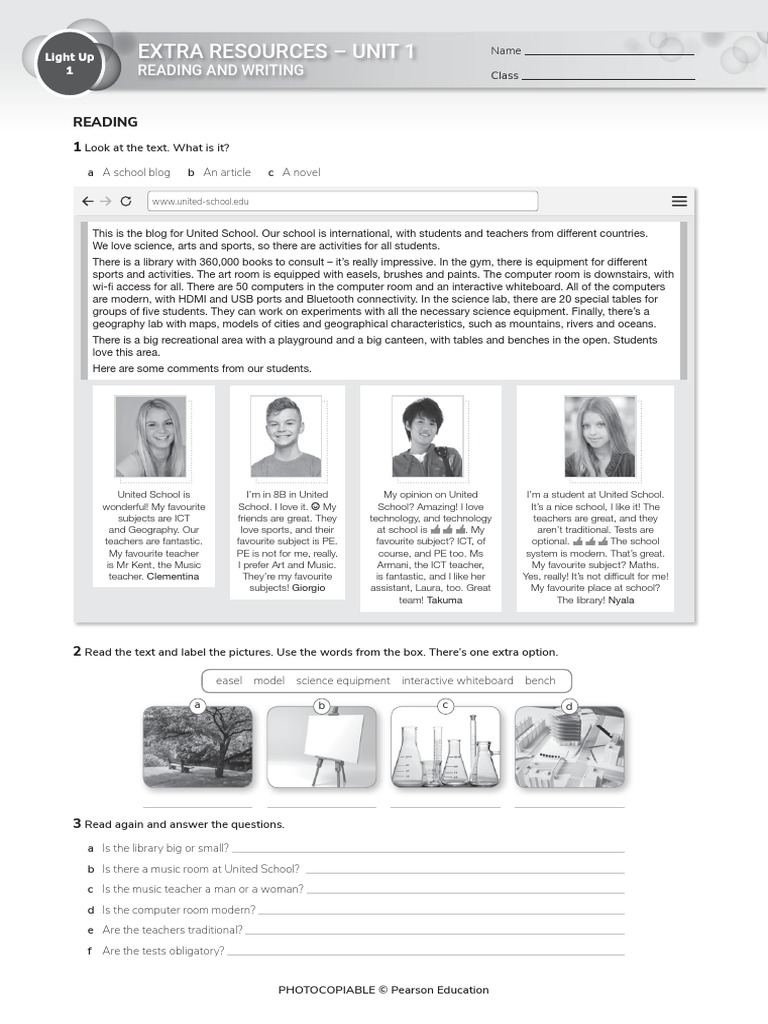 Level 1 Unit 1 | PDF | Educational Technology