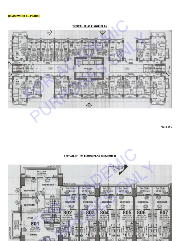 8F-9F Floor Plan Overview | PDF