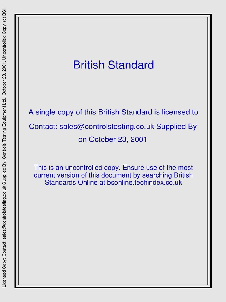 BS 812-121 1989-SSS of Aggregates | PDF | Concrete | Construction Aggregate