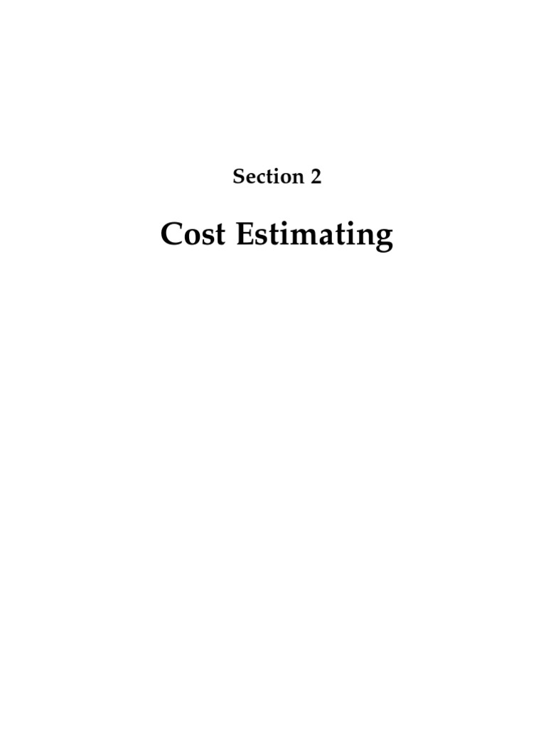 LR5 Cap 9 Cost Estimating - Scott Amos - Skills Knowledge of Cost ...