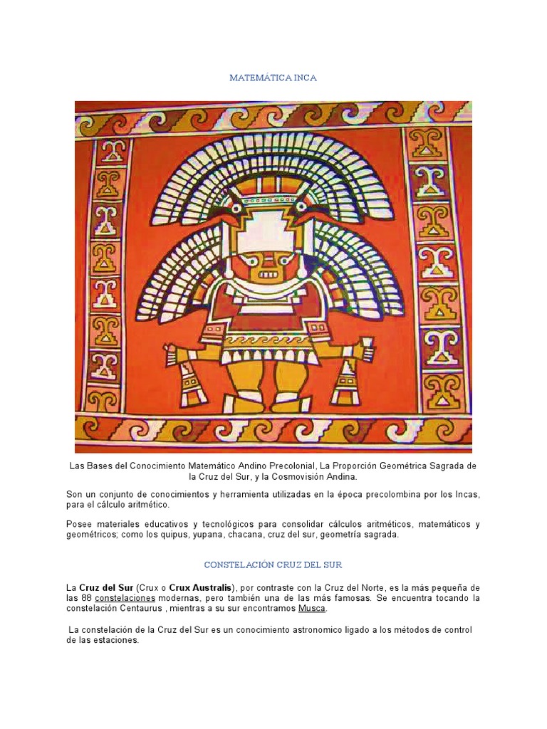 Matemática Inca | PDF | Matemáticas