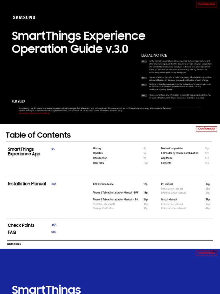 (Global) SmartThings Retail Mode Ver3.0 - Operation Guide - 230215 | PDF | Tablet Computer ...