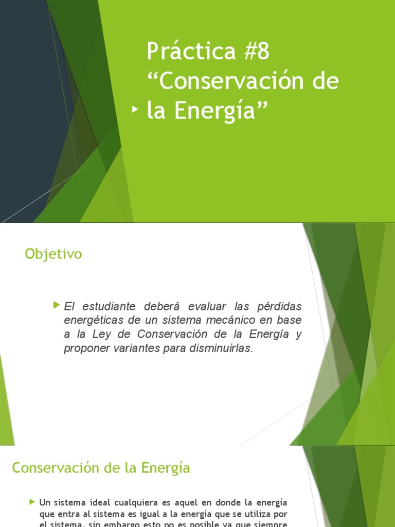 Práctica8 Conservación de La Energía | PDF