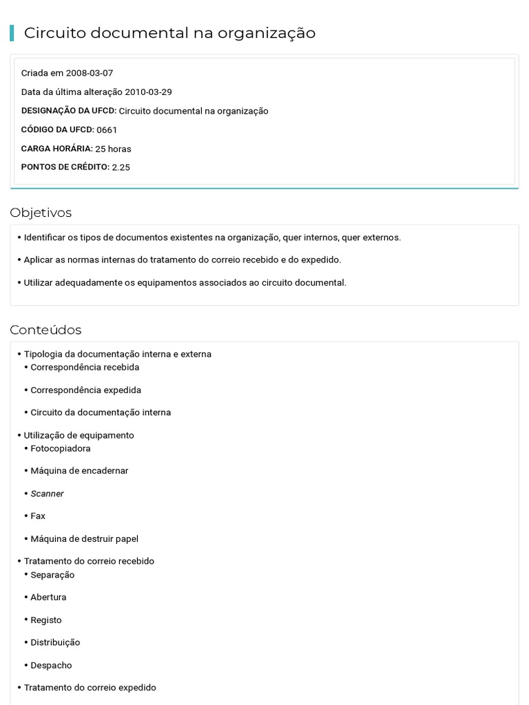 Sec21 Ufcd 0661 | PDF | Informática