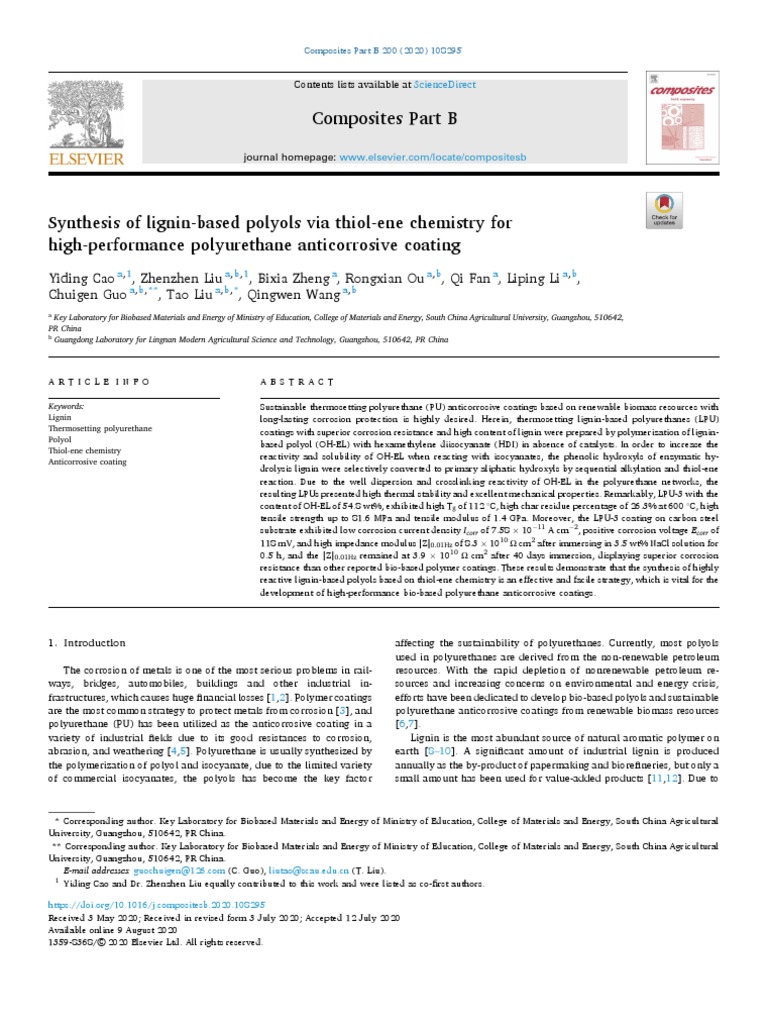 2020_Synthesis of lignin-based polyols via thiol-ene chemistry for higt ...