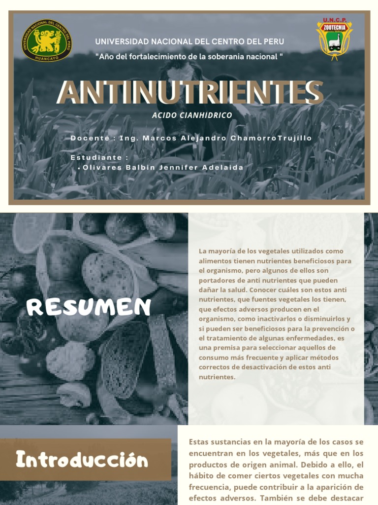 Diapositivas - Acido Cianhidrico-Olivares Balbin Jennifer. | PDF ...