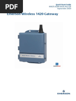 Emerson Wireless 1410S Gateway and 781S Smart Antenna: 00809-0600-4410 ...