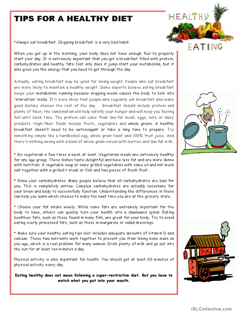 Healthy Eating Tips for Kids | PDF