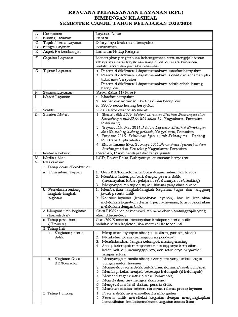RPL BK Kelas 11 | PDF | Pengembangan Diri