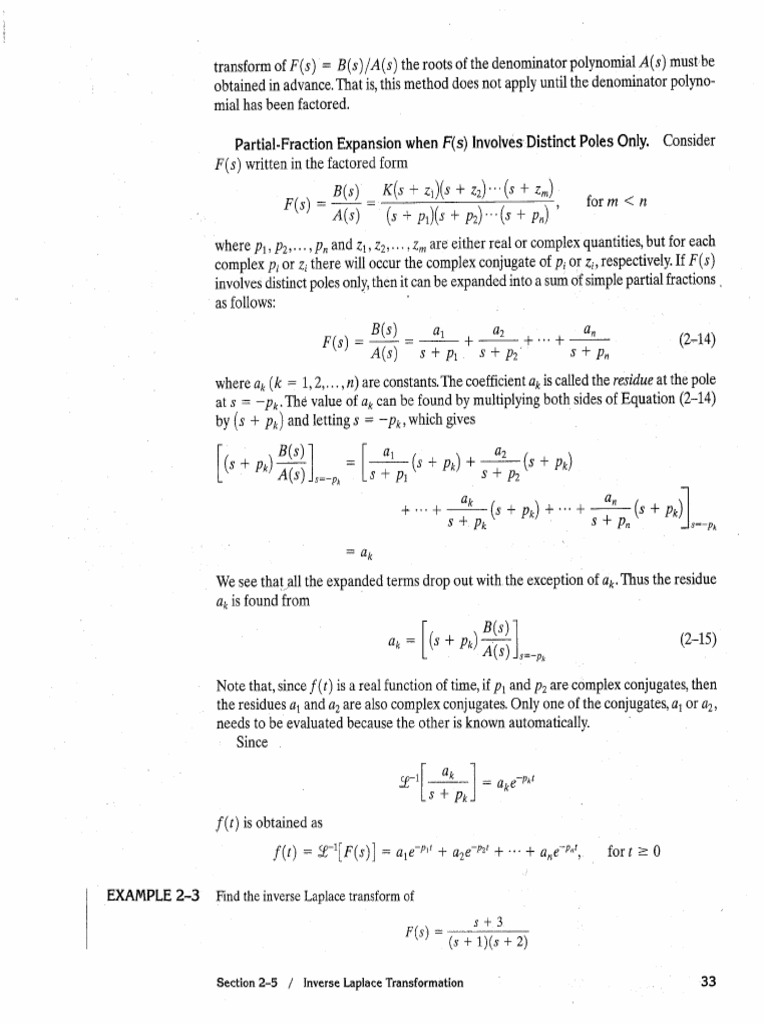 Laplace Examples Ogata | PDF | Functions And Mappings | Elementary Mathematics