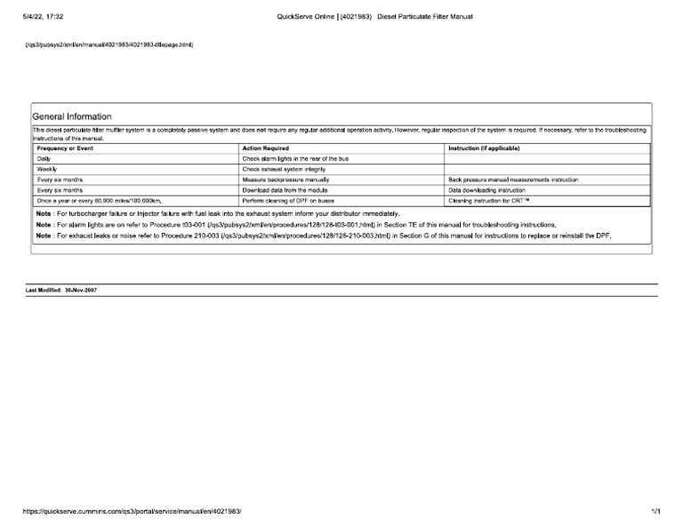102-002 Maintenance Schedule | PDF