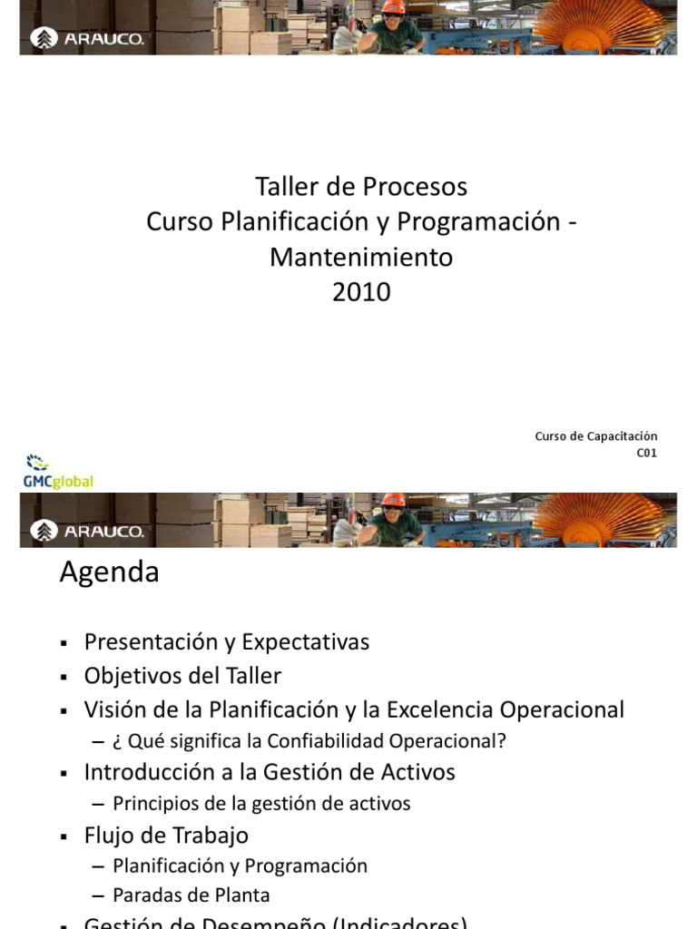 Gestión Eficiente De Mantenimiento Pdf Planificación Ingeniería