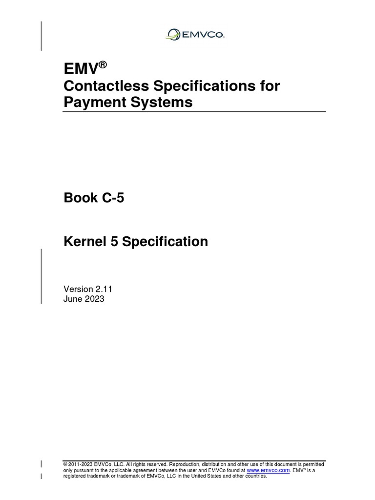 C-5 Kernel-5 v2.11 | PDF | Emv | Computing