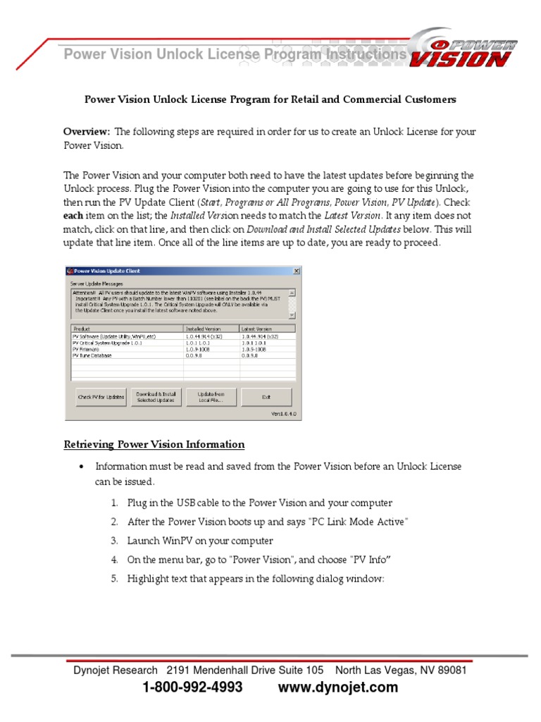 Powervision Unlock License Program Instructions | PDF | Booting ...